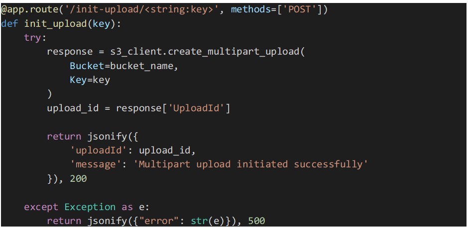 Multipart Upload with Amazon S3